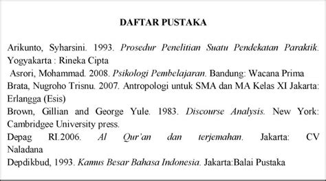 Cara Penulisan Daftar Pustaka Sumber Internet Jurnal Majalah Dan