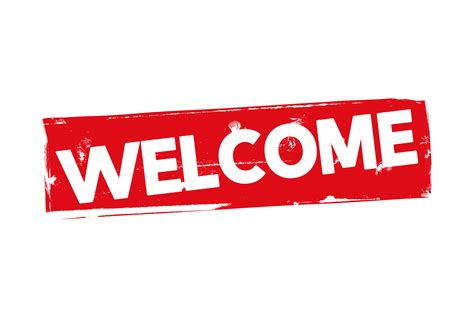 Grunge Welcome Label PNG And PSD PSDstamps