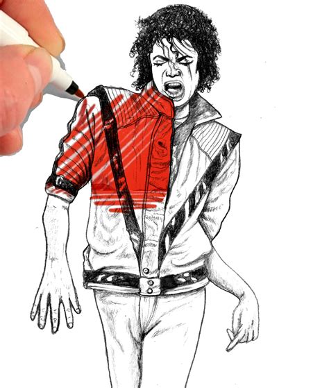 Michael Jackson Bad Michael Jackson Dibujo Michael Jackson Thriller