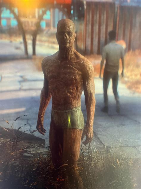 Why Is There A Naked Ghoul In My Settlement In Fallout Also Im