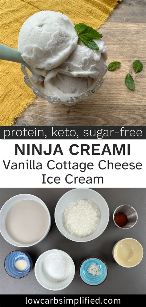 Ninja Creami Vanilla Cottage Cheese Ice Cream High Protein Sugar Free Keto Artofit