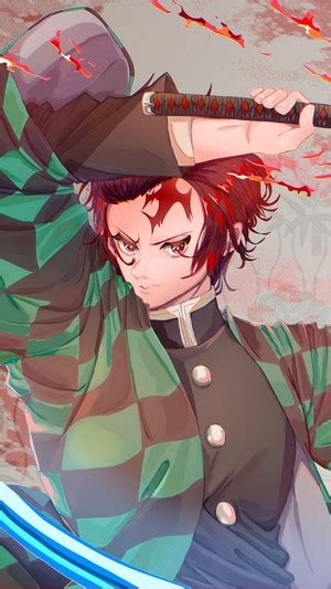 330245 Tanjiro Flaming Katana Kimetsu No Yaiba 4k Rare Gallery