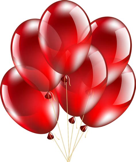 Ballons Rouges Png Tube Red Balloons Clipart Birthday
