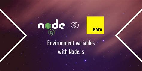 environment variables with node js
