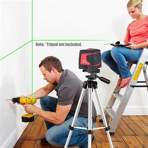 UNI T 2 Line Laser Level Meter Self Leveling 2 Green Beams Horizontal