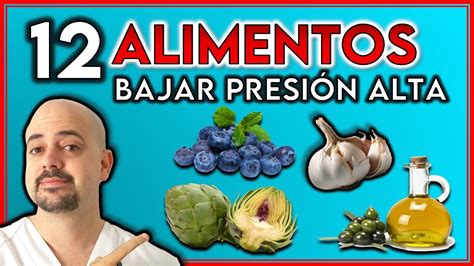 Que COMER para BAJAR la PRESIÓN ARTERIAL 12 ALIMENTOS para BAJAR