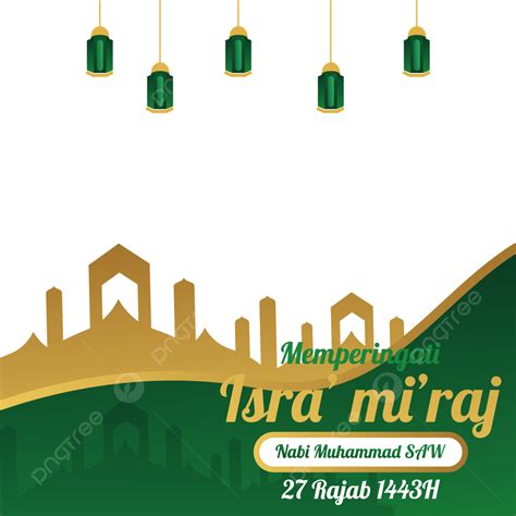 Isra Miraj Muhammad Vector Art Png Twibbon Isra Miraj Nabi