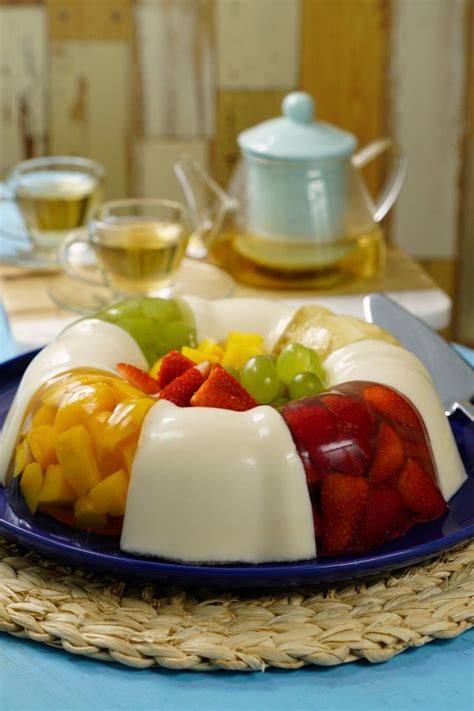 Rosca De Gelatina Con Frutas Gelatinas Con Fruta Gelatinas Mini
