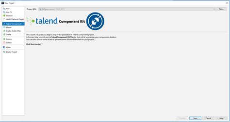 Talend Component Kit Developer Reference Guide Generating A Project