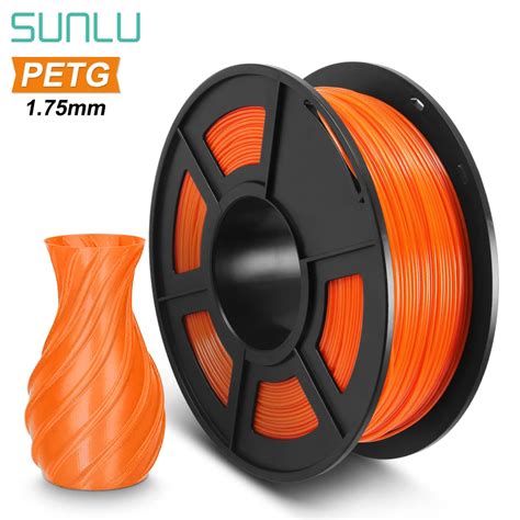SUNLU PETG Filamento De Impresora 3D 1 75mm 1KG 2 2lb PETG