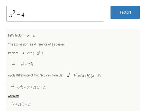 a factoring calculator with steps factor expressions