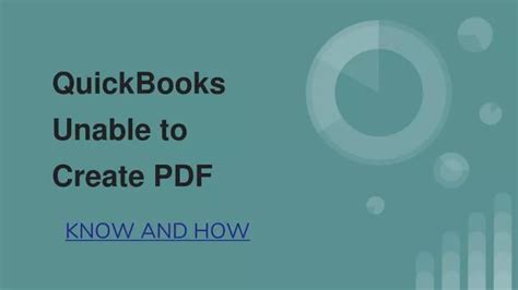 ppt quickbooks unable to create pdf powerpoint presentation free download id 7760475