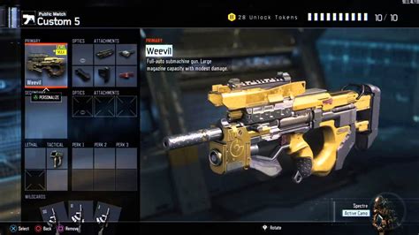 Call Of Duty Black Ops Iii Gold Camo For The Weevil Youtube