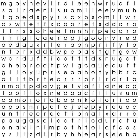 Creating Word Searches