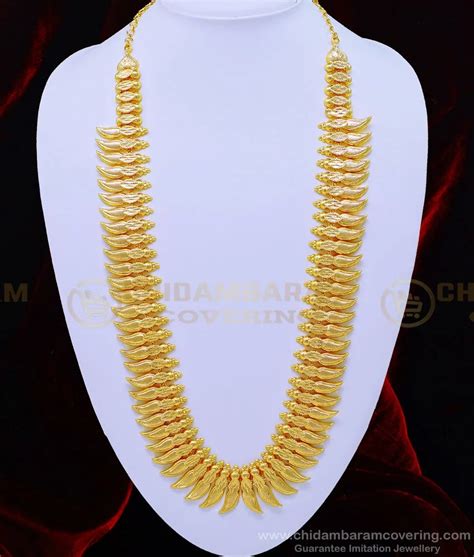 Buy Latest Design Mango Mala Long Haram One Gram Gold Bridal Jewellery