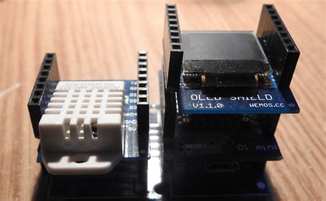 Wemos And Dht22 Readings On An Oled Display Simple Project Esp8266 Learning