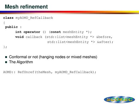 ppt parallel algorithm oriented mesh database powerpoint presentation id 4140336