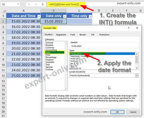 Split Date And Time In Excel Into Separate Columns Excel Tips