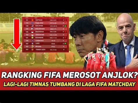 TURUN DRASTIS INILAH UPDATE TERBARU RANGKING FIFA TIMNAS INDONESIA