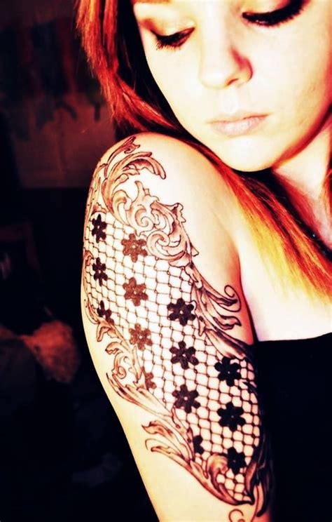 105 Tasteful Lace Tattoos Designs And Ideas 106 Lace Tattoo Lace