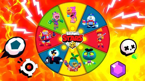 UNA RULETA DECIDE EL BRAWLER Y LA OTRA EL MODO DE JUEGO EN BRAWL STARS