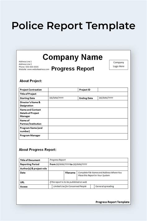 10 Best Police Report Templates For 2021 Free And Premium Templates