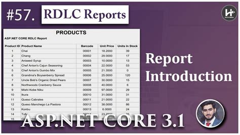 57 working with rdlc reports in asp core a step by step guide 🚀 youtube