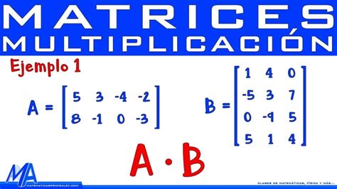 10 ejercicios resueltos de multiplicación de matrices paso a paso