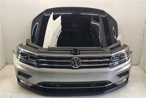 VW TIGUAN 5NA 16 KOMPLETNY PRZÓD MASKA LAMPA LED BŁOTNIK ZDERZAK