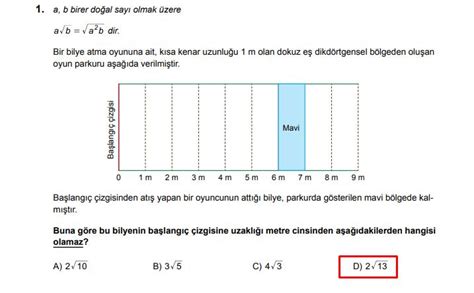 2020 LGS Matematik Soru Kitapçığı ve Yanıtları