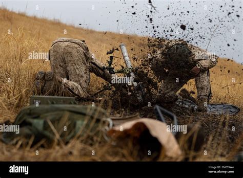 Hijudai Japon 24th févr 2023 ÉTATS UNIS Marines avec Bataillon