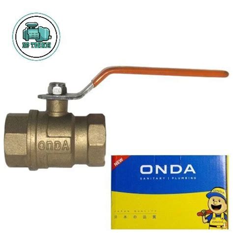 Onda Ball Valve Stop Kran Kuningan Size Inch Lazada Indonesia