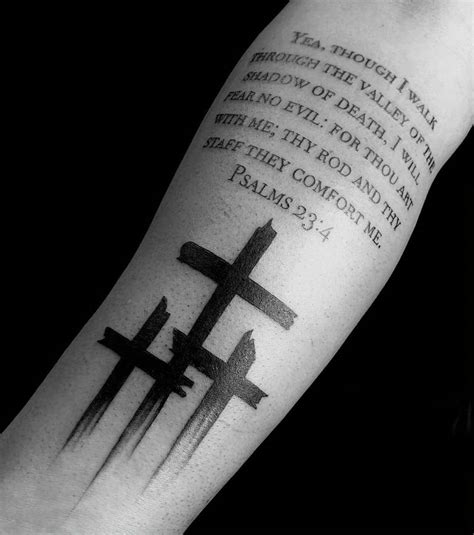 Update 58 3 Crosses Tattoo Neck Latest In Cdgdbentre