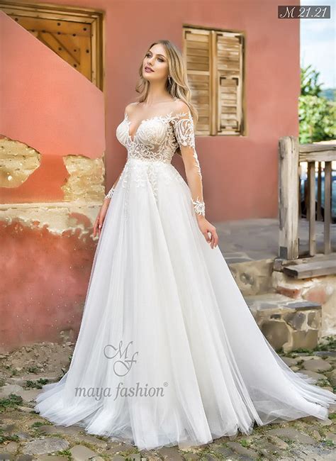 Rochie De Mireasa M21 21 Maya Fashion Cluj Napoca