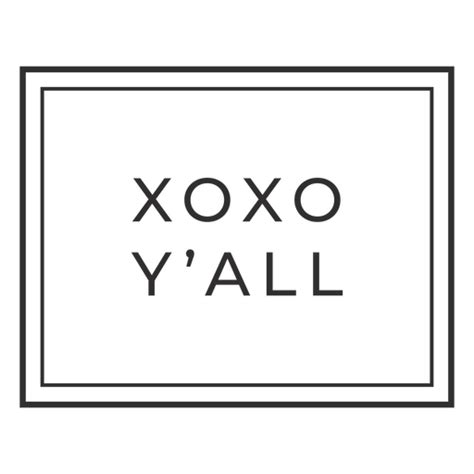 Diseño PNG Y SVG De Xoxo Ustedes Cartel Para Camisetas