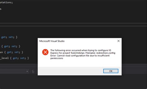 [fixed] configuring iis express failed with the following error filename nfig