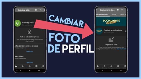 Como Cambiar La Foto De Perfil De Youtube Desde Android Youtube