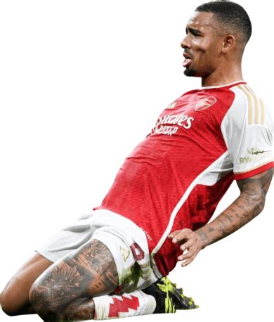 Gabriel Jesus Arsenal Football Render Footyrenders