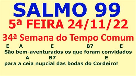 Salmo 99 100 São bem aventurados os que foram convidados para a ceia