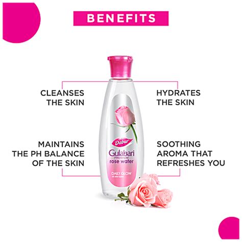 Buy Dabur Gulabari Premium Rose Water 100 Natural Online At Best Price