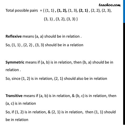 example 24 show number of equivalence relation in {1 2 3}