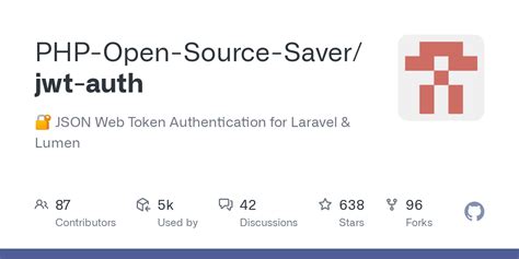 GitHub PHP Open Source Saver Jwt Auth JSON Web Token