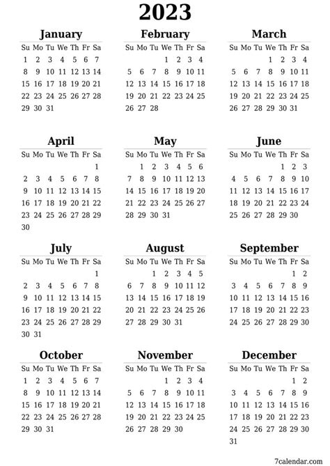 Free Printable Calendars And Planners Pdf