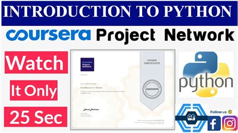 Introduction To Python By Coursera Project Network Week Quiz