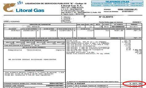 Boleta De Gas Litoral Todo Lo Que Necesitas Conocer