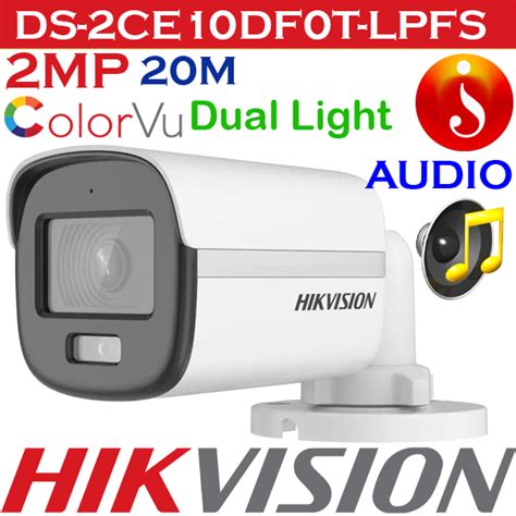 Hikvision 2MP Smart Hybrid Light ColorVu Camera DS 2CE10DF0T LPFS