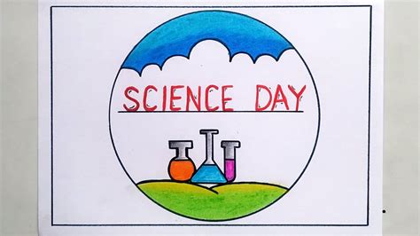 National Science Day Drawing National Science Day Poster Drawing