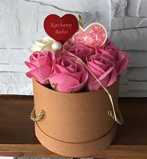 Flower Box Pachn Cy Mydlany Bukiet Dla Babci Ceny I Opinie Ceneo Pl