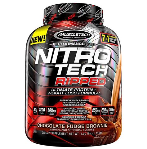 Muscletech Performance Series Nitro Tech Ripped Ultimate Protein Weight