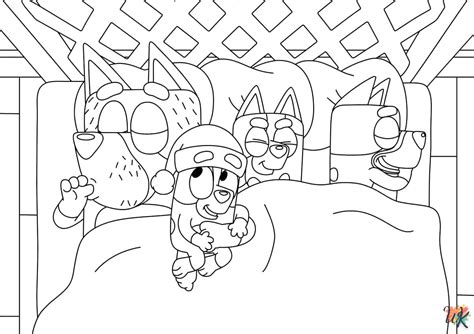 Dibujos Para Colorear Bluey Explora El Mundo Bluey